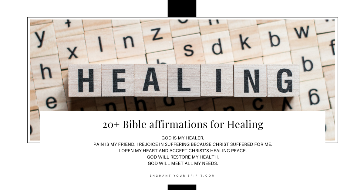 Biblical Affirmations for Anxiety, Success, Self-Esteem and Healing ...